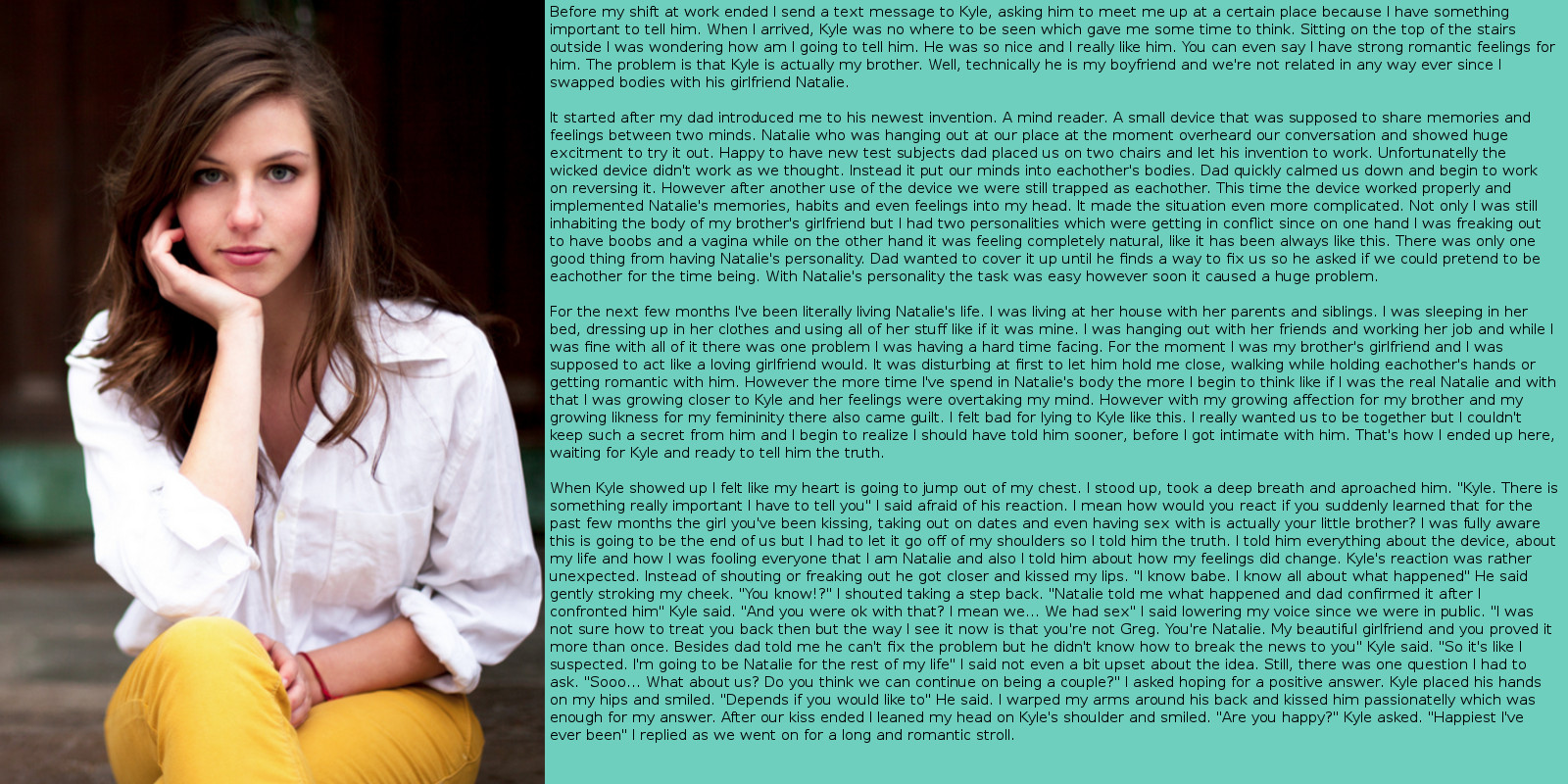 Marti's tg captions: Feeling guilty