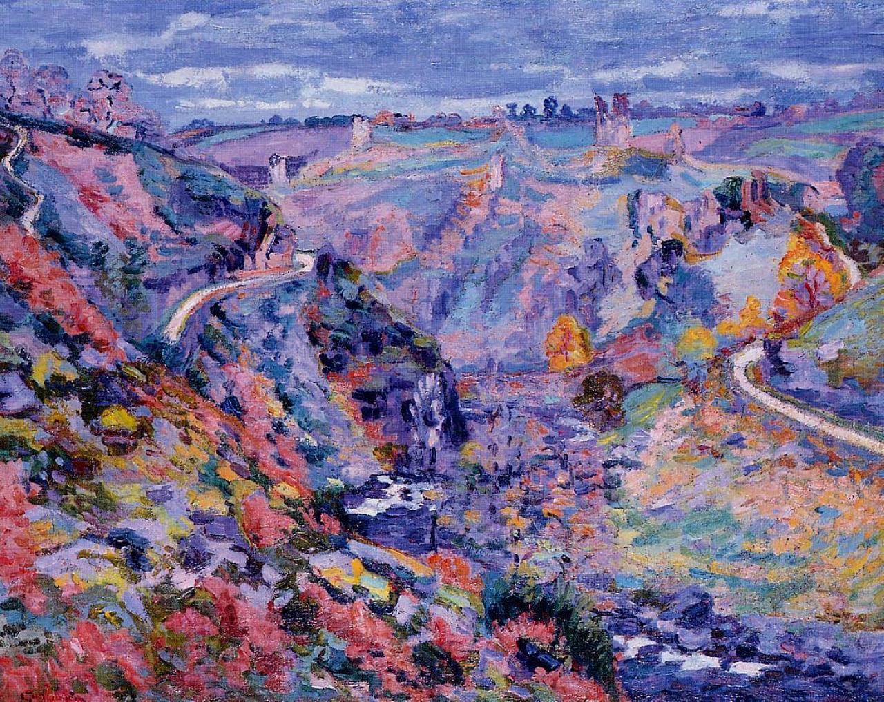 Armand Guillaumin | Landscapes in Crozant | Masterpiece | Tutt'Art@