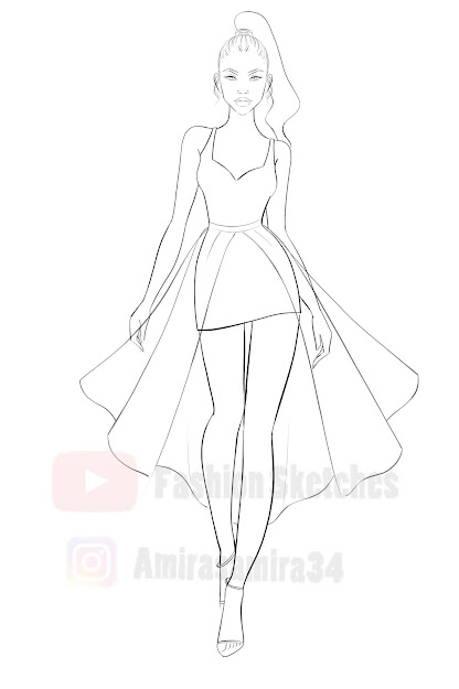 Catwalk Pose template