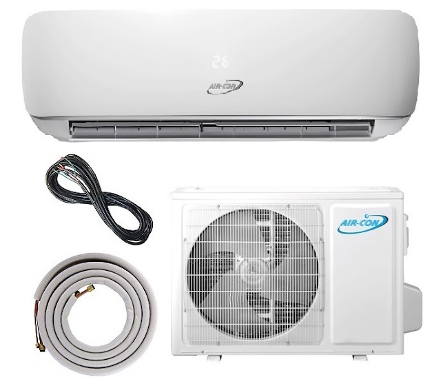 All New Mini Split Ductless HeatPump Systems: Single-Zone 9000 Btu 3/4 ...