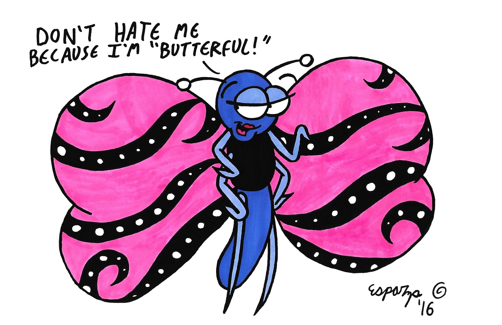 Jon's Crazy Stuff: A BOUNCY BEAUTIFUL BUTTERFLY!!!