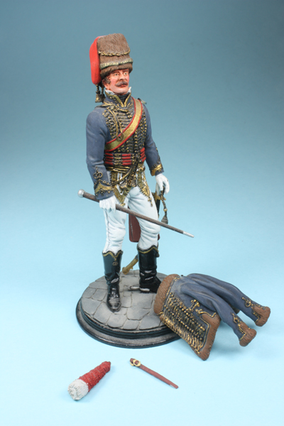 Andy King's Model Blog: Almond Sculptures 90mm British Hussar revisited