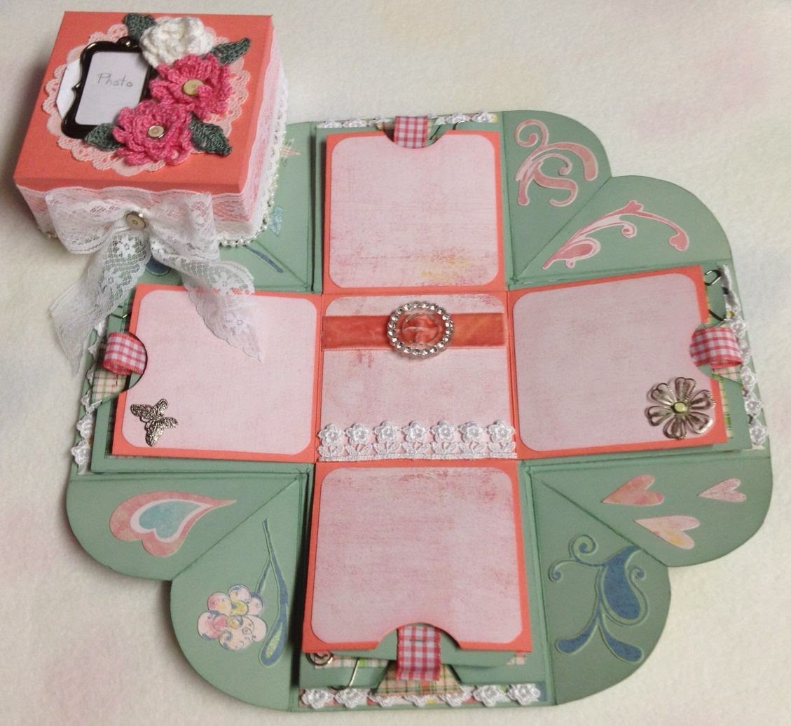 Bits By Nancy: Explosion Box or...Scrapbook in a Box or...Photo Box