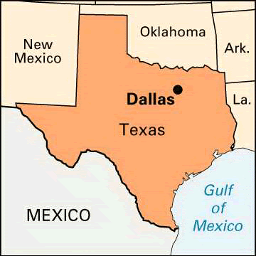 Texas Nerede - Teksas Dünyanın Neresinde