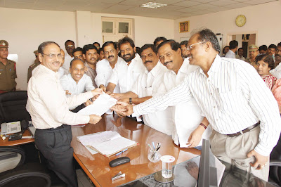V SRINIVAS GOUD: Telangana Employees JAC Represent to Transco CMD ...