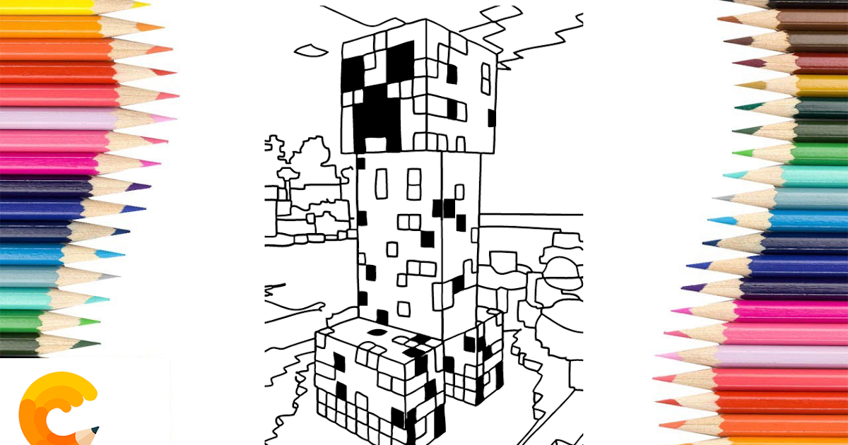 +22 Minecraft Coloring Pages Easy