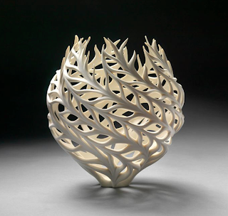 Erika Krayman Art: Organic Porcelain forms by Jennifer McCurdy