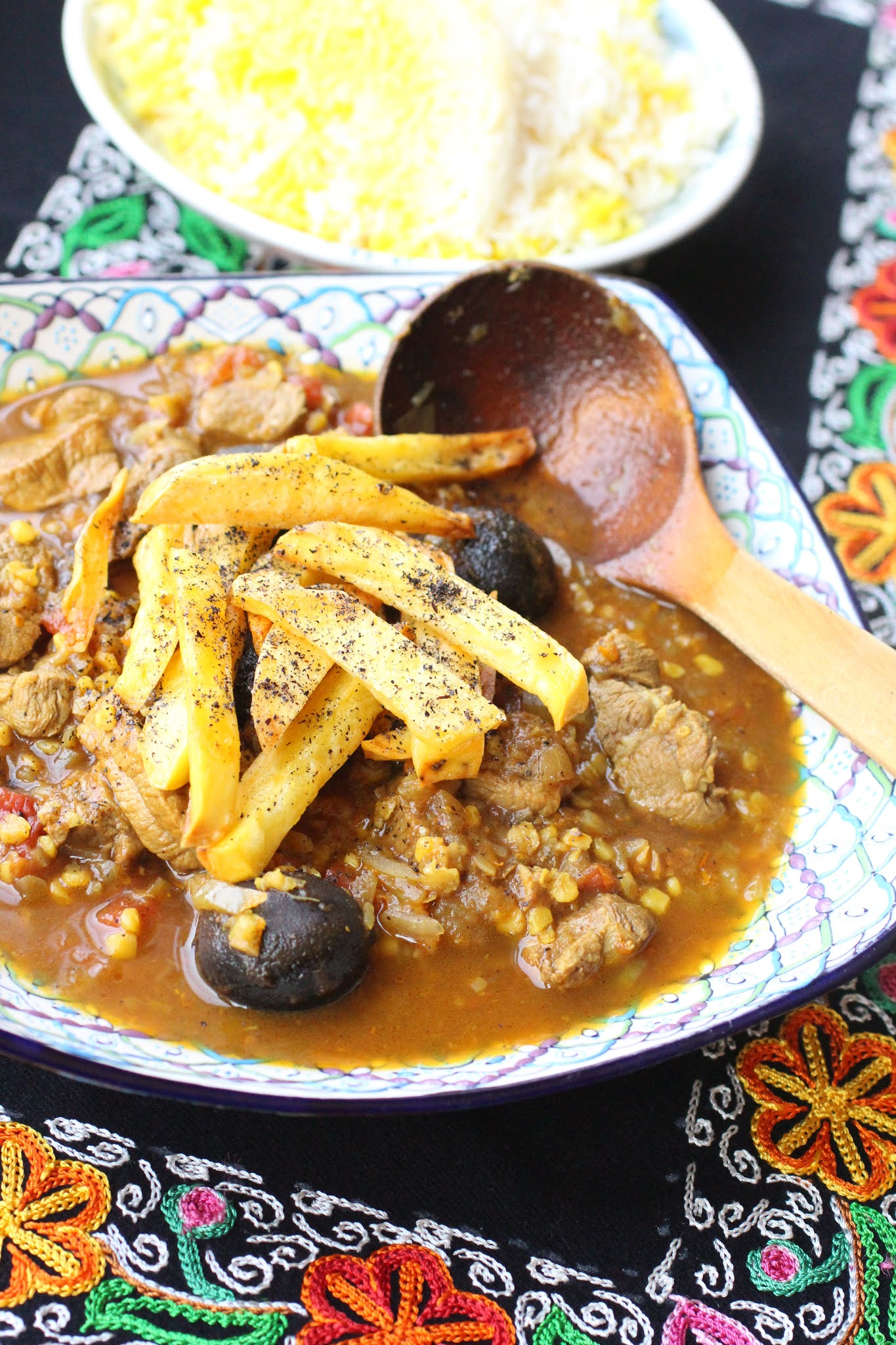 Un peu gay dans les coings...: Khorech à l'agneau, au citron noir et ...