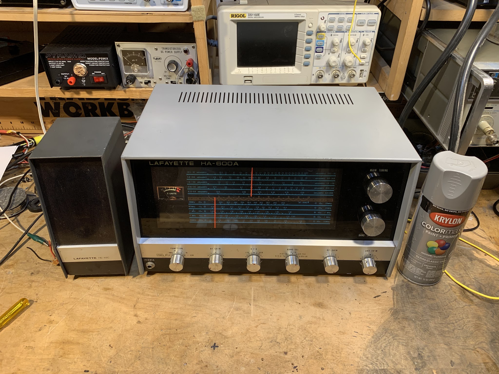 SolderSmoke Daily News: HA-600A Gets a New Coat of Paint -- After ...