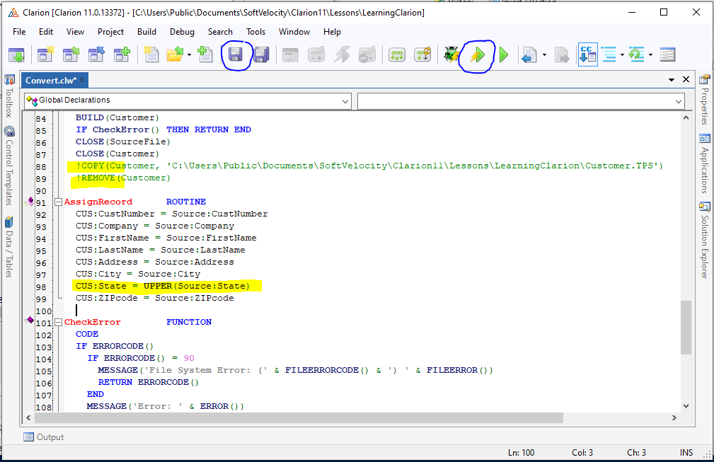 Insights and Rants: Learning Clarion (Part 3)