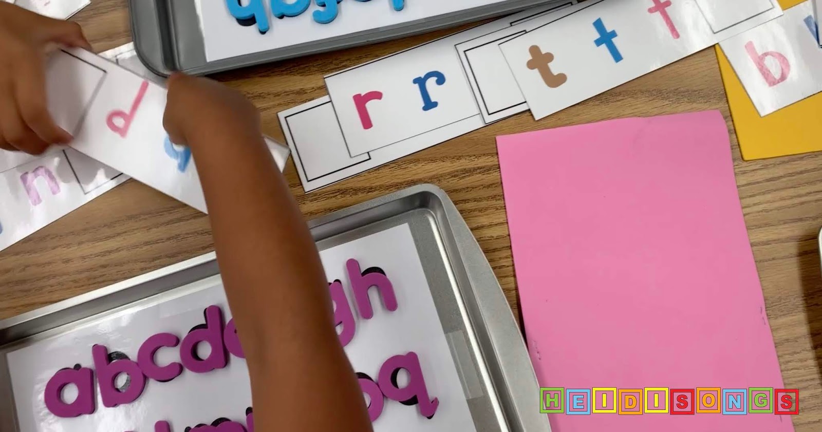 NEW - Cookie Sheet Alphabet Match with Magnetic Letters!