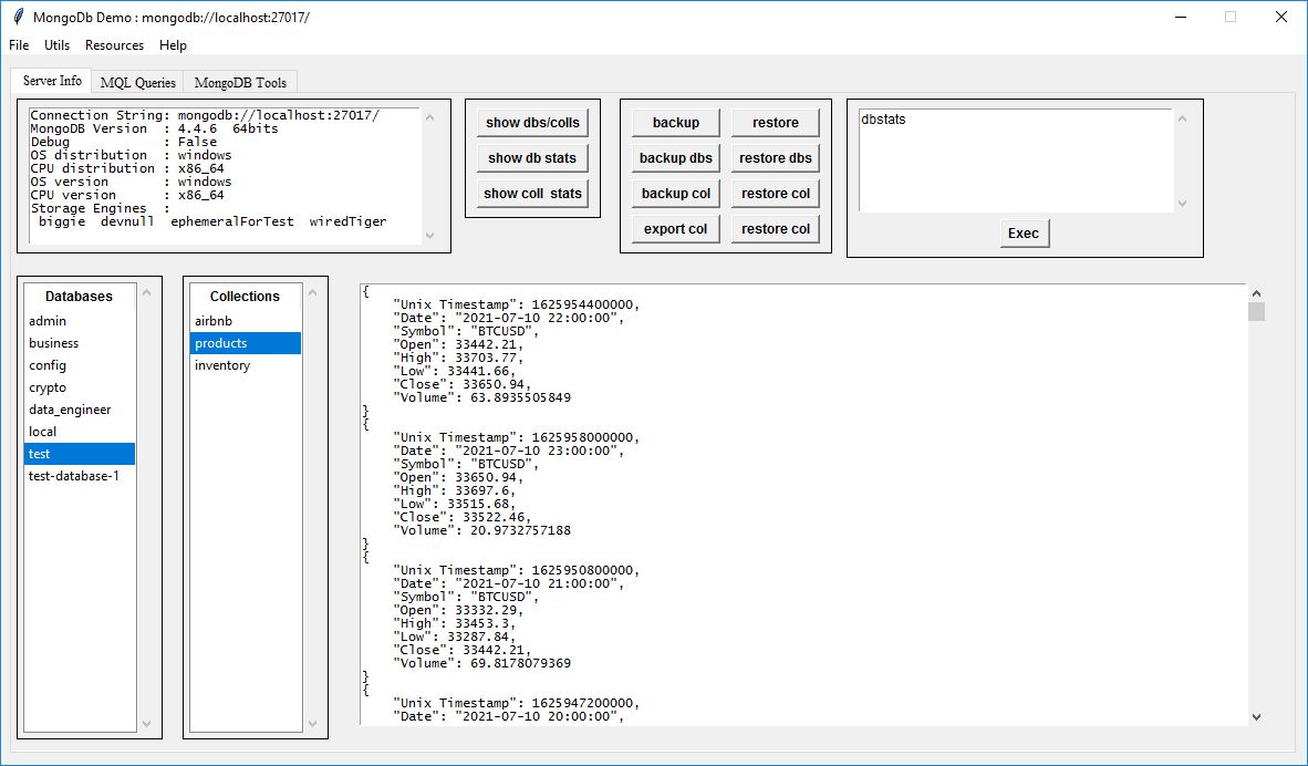 Yo programador: MongoDB y Python GUI (tkinter) Yo programador: MongoDB y Python GUI (tkinter)