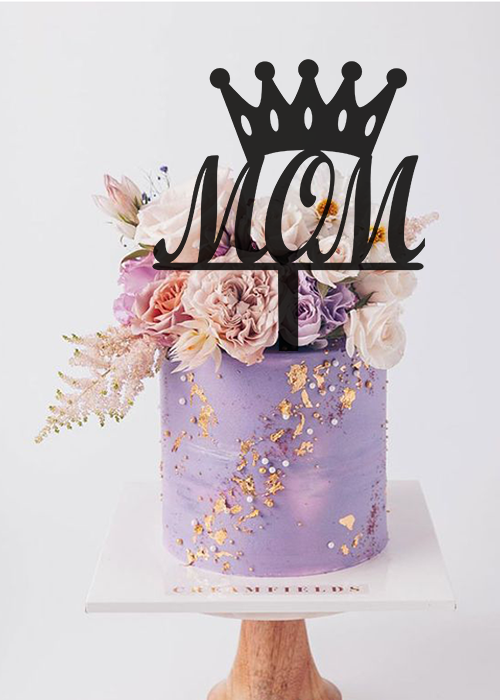 Mom cake topper