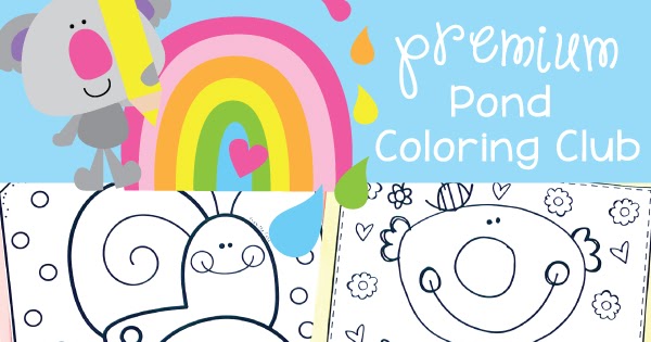 Premium Coloring Pages | From the Pond