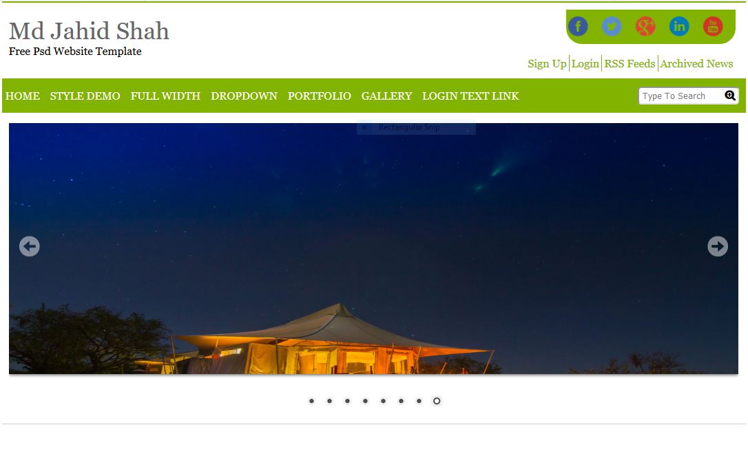 Portfolio of Web-Design - Md Jahid Shah