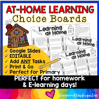 HOWYWOOD KINDERGARTEN!: Resources to Help Your Students LEARN from Home!