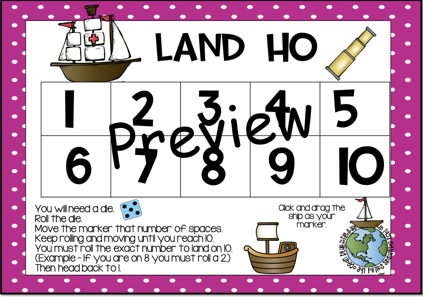 1st Grade Hip Hip Hooray!: Math ... Numbers 1 to 10 ... Face to Face or ...