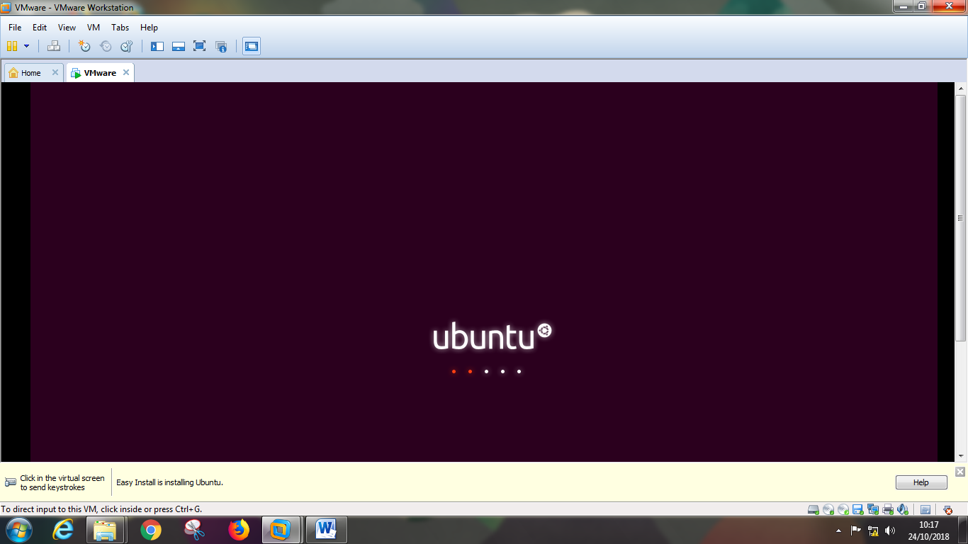 Cara instalasi Ubuntu menggunakan VMware.