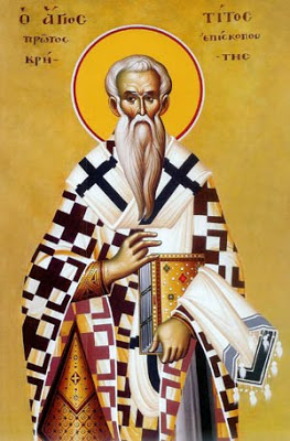 ORTHODOX CHRISTIANITY THEN AND NOW: Holy Apostle Titus of the Seventy ...
