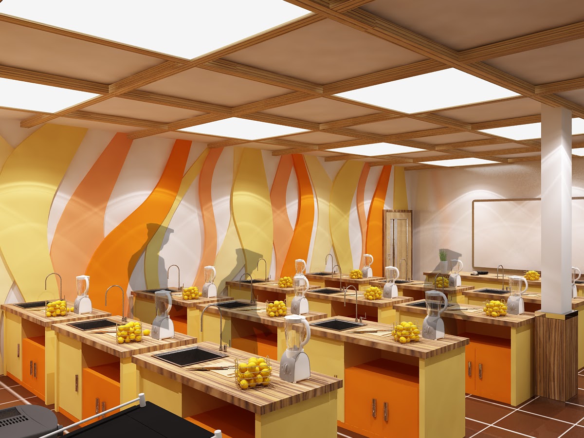 WELLCOME TO MY PORTFOLIO: A CULINARY SCHOOL - COOKING SPACE FOR MULTI ...