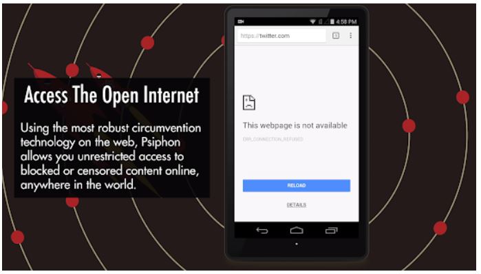 Install Psiphon, Iran one of the best VPN Mobile App - Youth Apps
