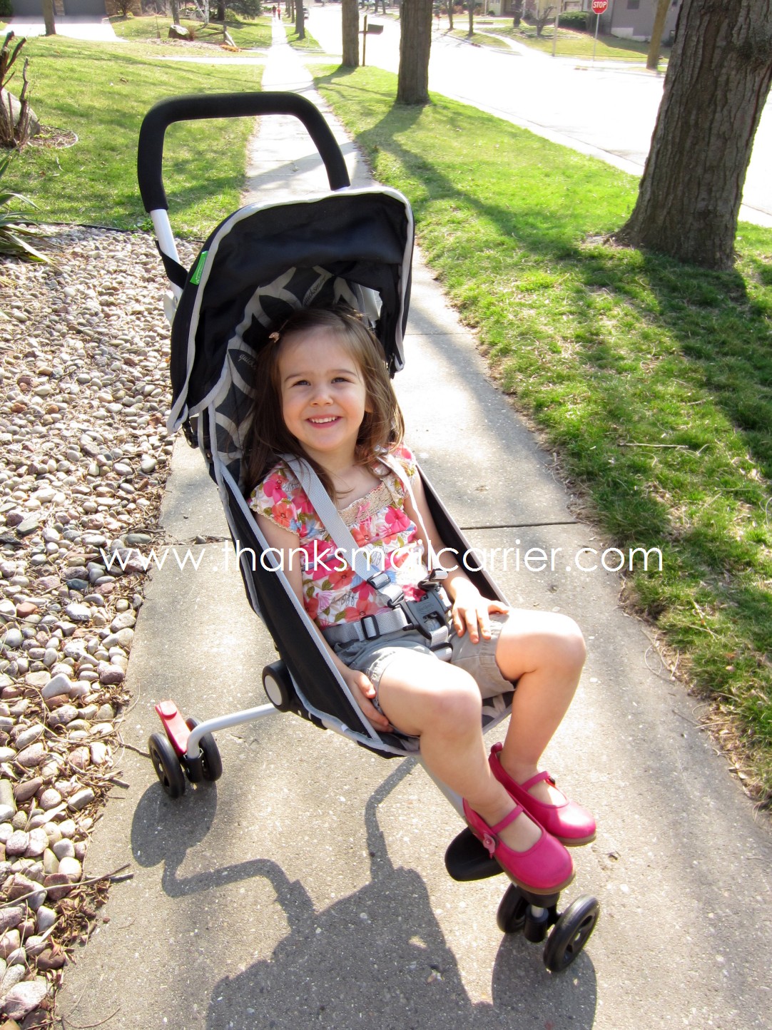 Thanks, Mail Carrier | QuickSmart Backpack Stroller {Review}