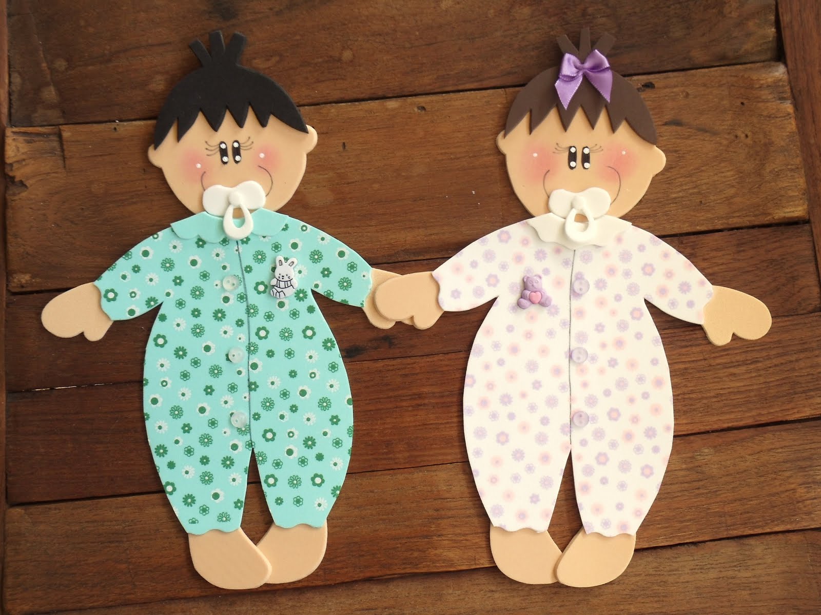 Goma de eva bebé - Imagui