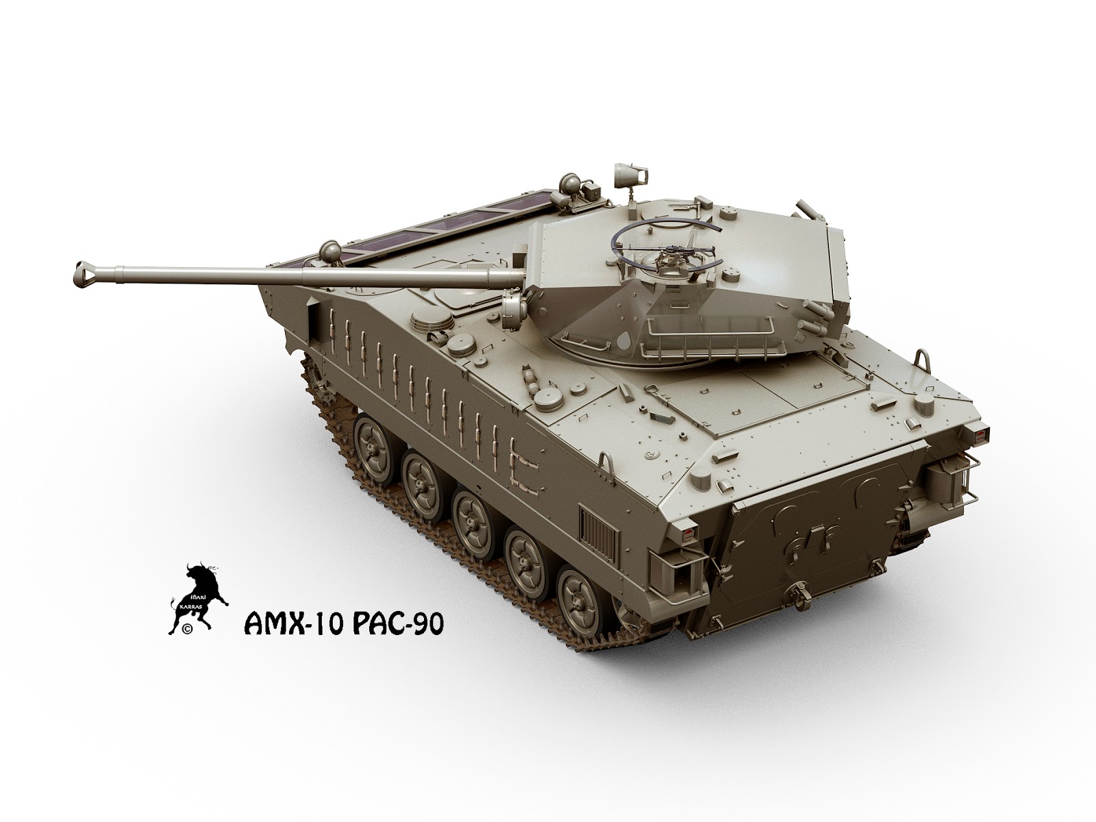 Modelos 3D: AMX-10P