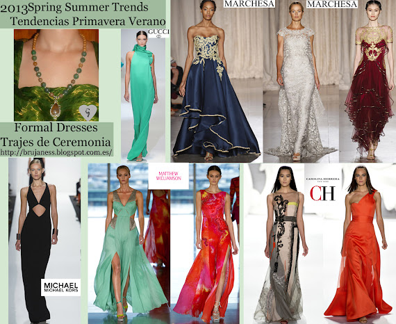 Brujaness Fashion: Formal Dresses: Spring-Summer trends/Tendencias ...