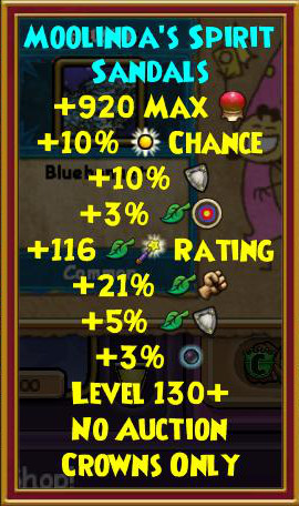 Wizard101 Professor's Hoard Level 130+ Gear Update - Swordroll's Blog ...