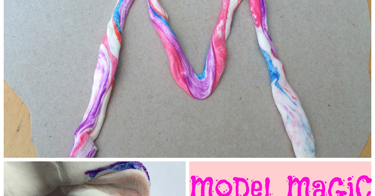 Mini Monets and Mommies: Model Magic Letter M Art Activity