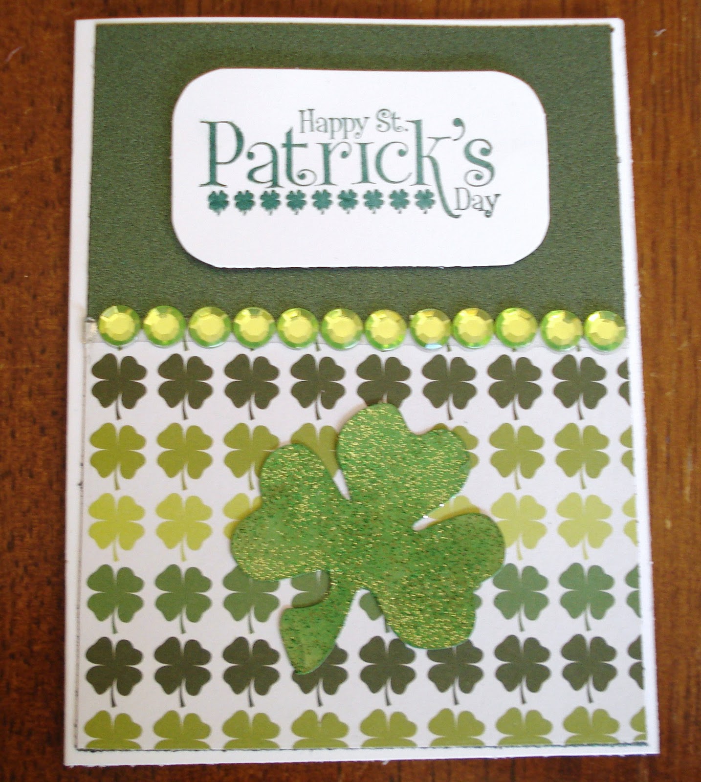 Cassie's Craft Spot: Saint Patrick's Day Card