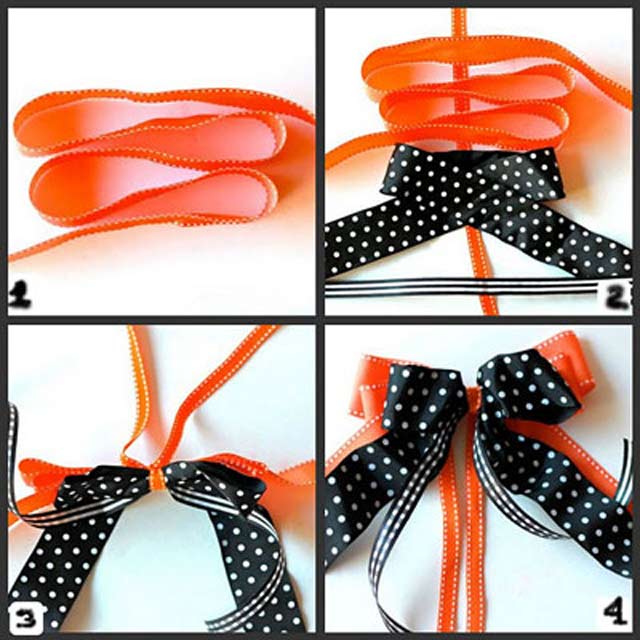 Creative bow for a gift with your own hands ( 52 pictures)