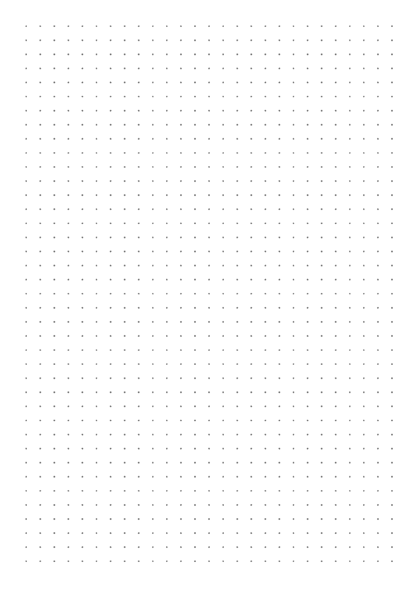 Free Printable Dot Graph Paper - Federal Resume