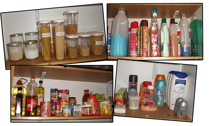 Nós, a casa e a crise: Organizar dispensa