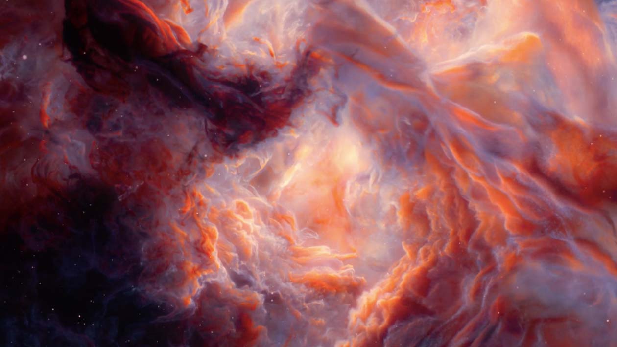 Estas nebulosas criadas por computador são mais espetaculares do que ...