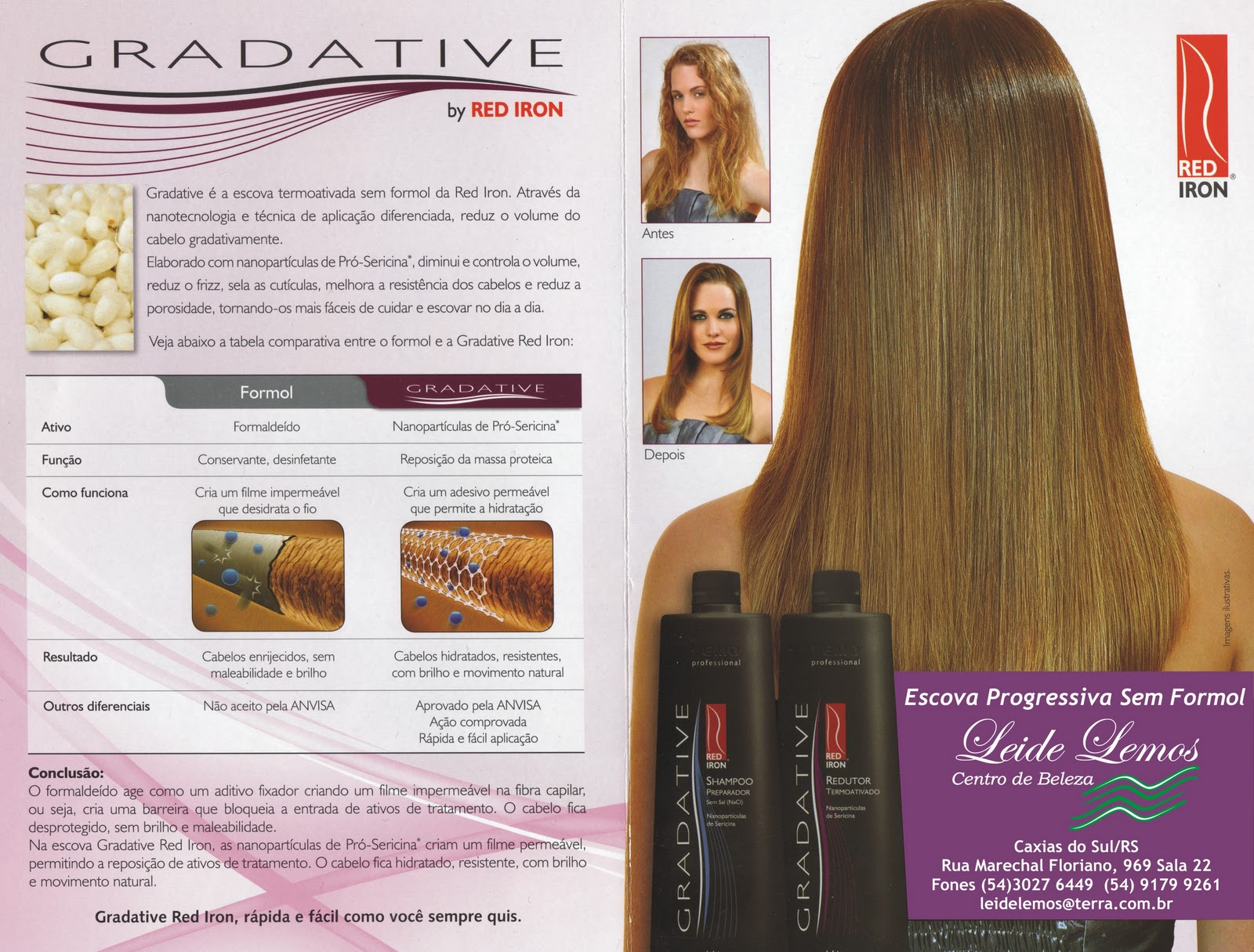 Leide Lemos Centro de Beleza: Escova Progressiva Sem Formol