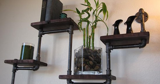 LINGKAR WARNA: 8 Desain inspiratif rak dinding melayang dari kayu dan ...