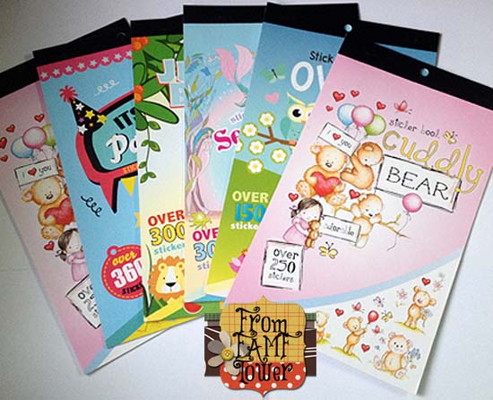 Buku Sticker Bertema | Aktiviti untuk Anak-anak ~ From FAMF Tower