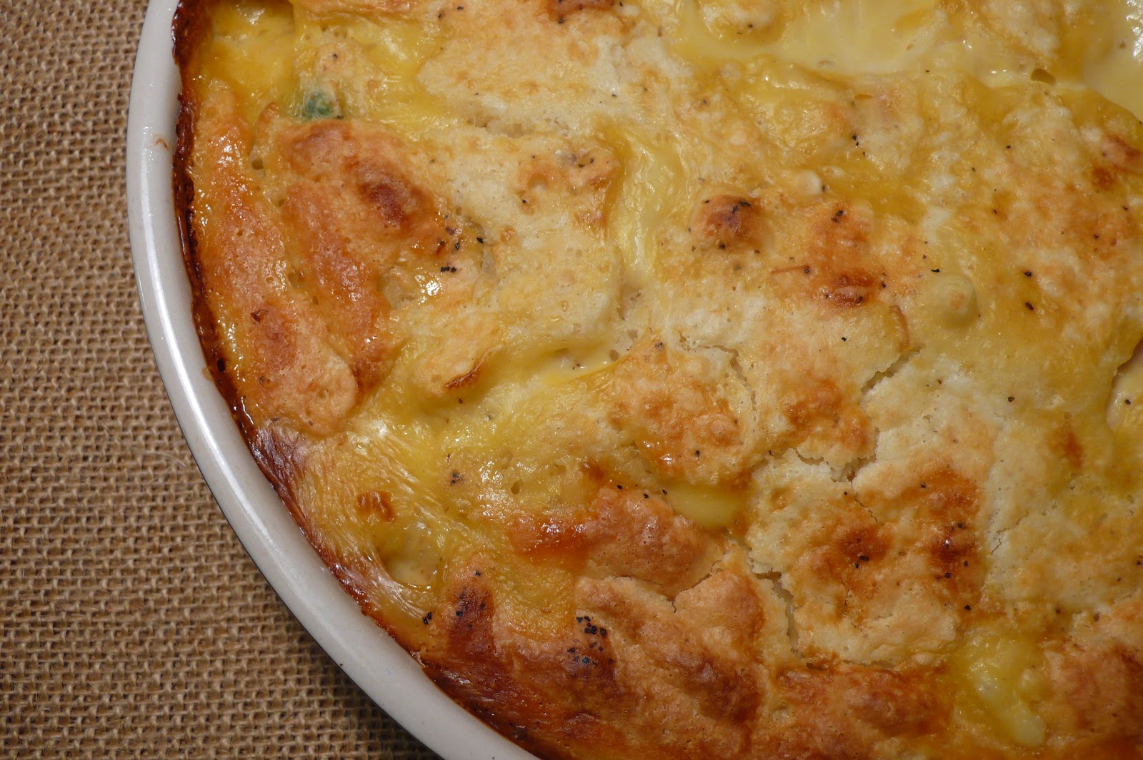 Joyously Domestic: Chicken and Biscuit Bake