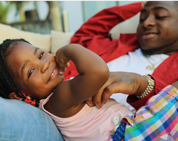 Davido Shares Cute New Photo Of Himself With Daughter, Imade ...