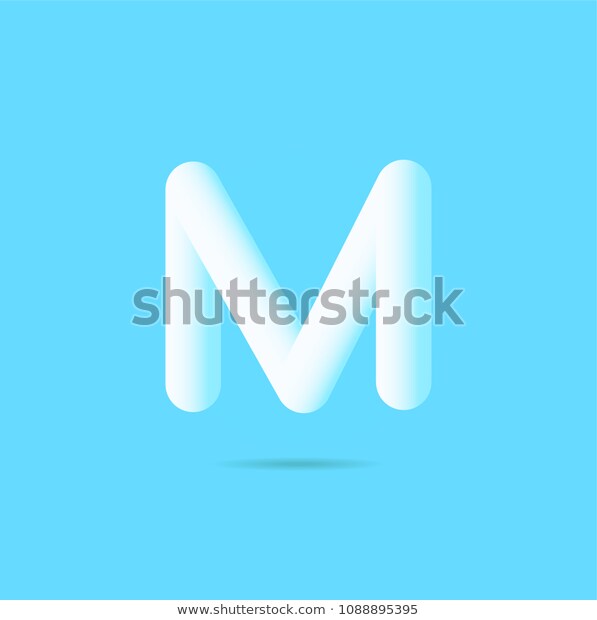 3D Bubble Letter M - Formal Letters