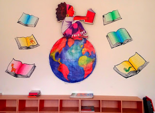 Art ,Craft ideas and bulletin boards for elementary schools: Library ...