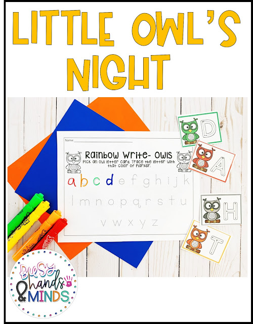Little Owl's Night- Preschool Book Companion- Letter O | Busy Hands and ...