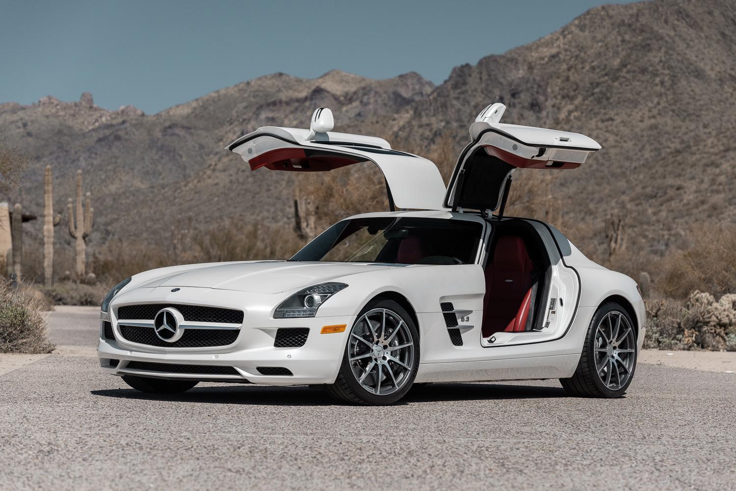 2012 Mercedes-Benz C 197 SLS AMG in Designo Mysticweiss