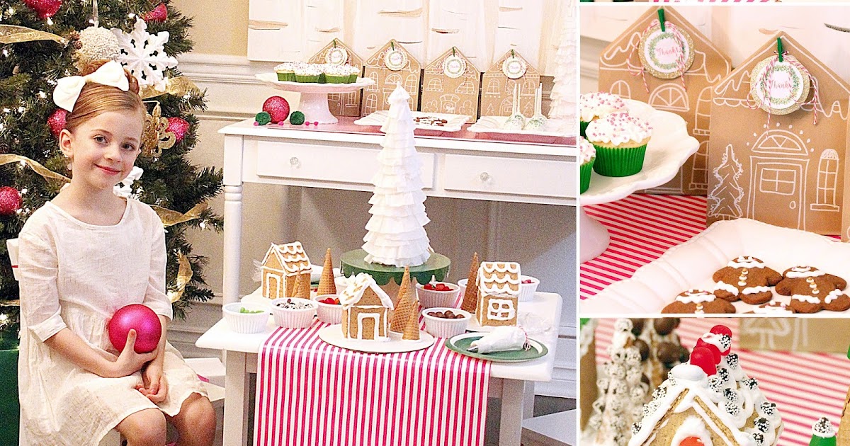 A Lovely Design: How To Host a Gingerbread Decorating Party!