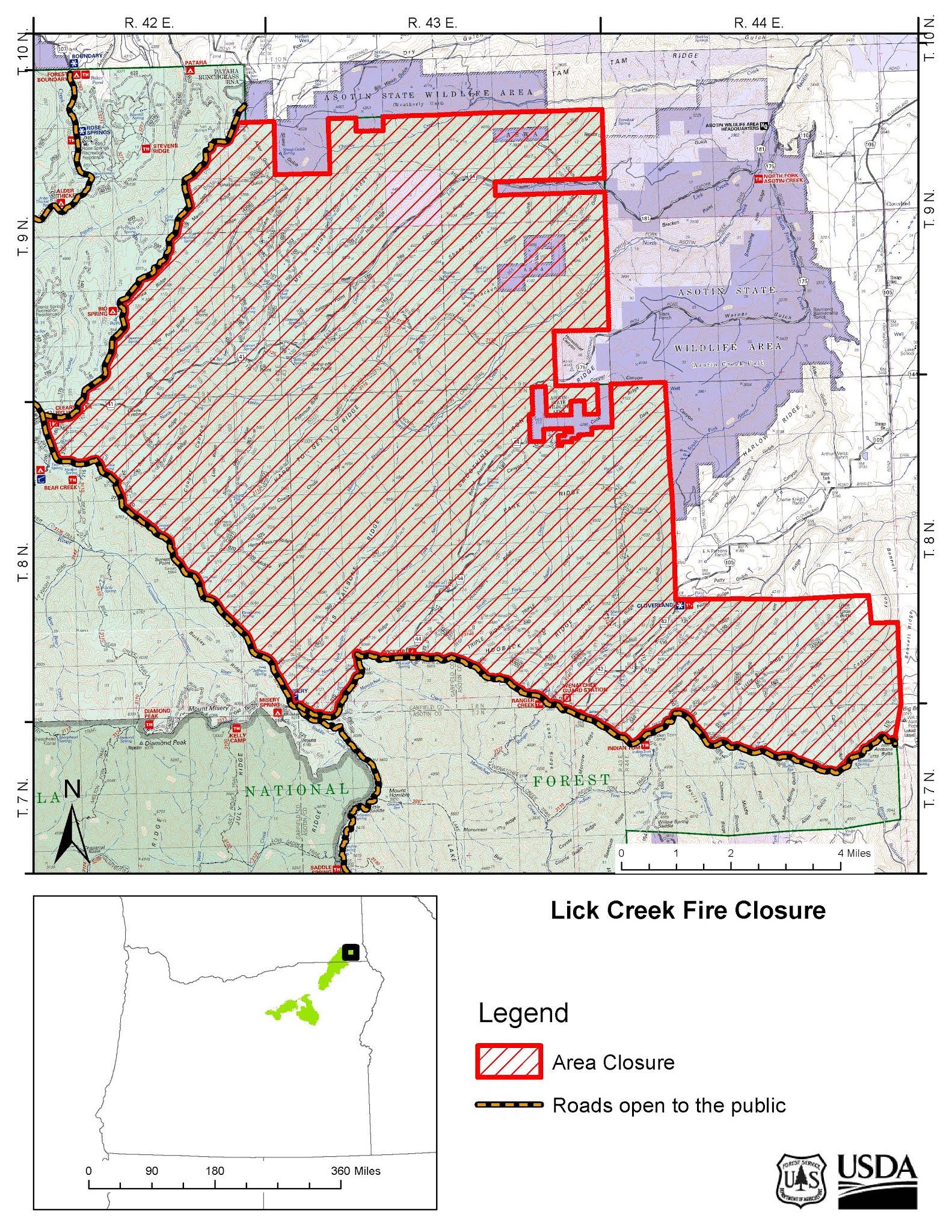 Blue Mountain Fire Information: Pomeroy Ranger District Fire Update ...