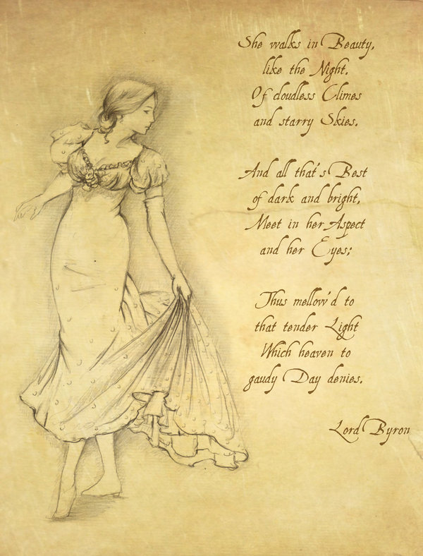 Vanita Baldaniya: She Walks In Beauty. By: George Gordon Byron