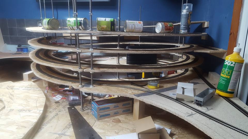 Lewis Lake Model Railroad: Helix Design and Building