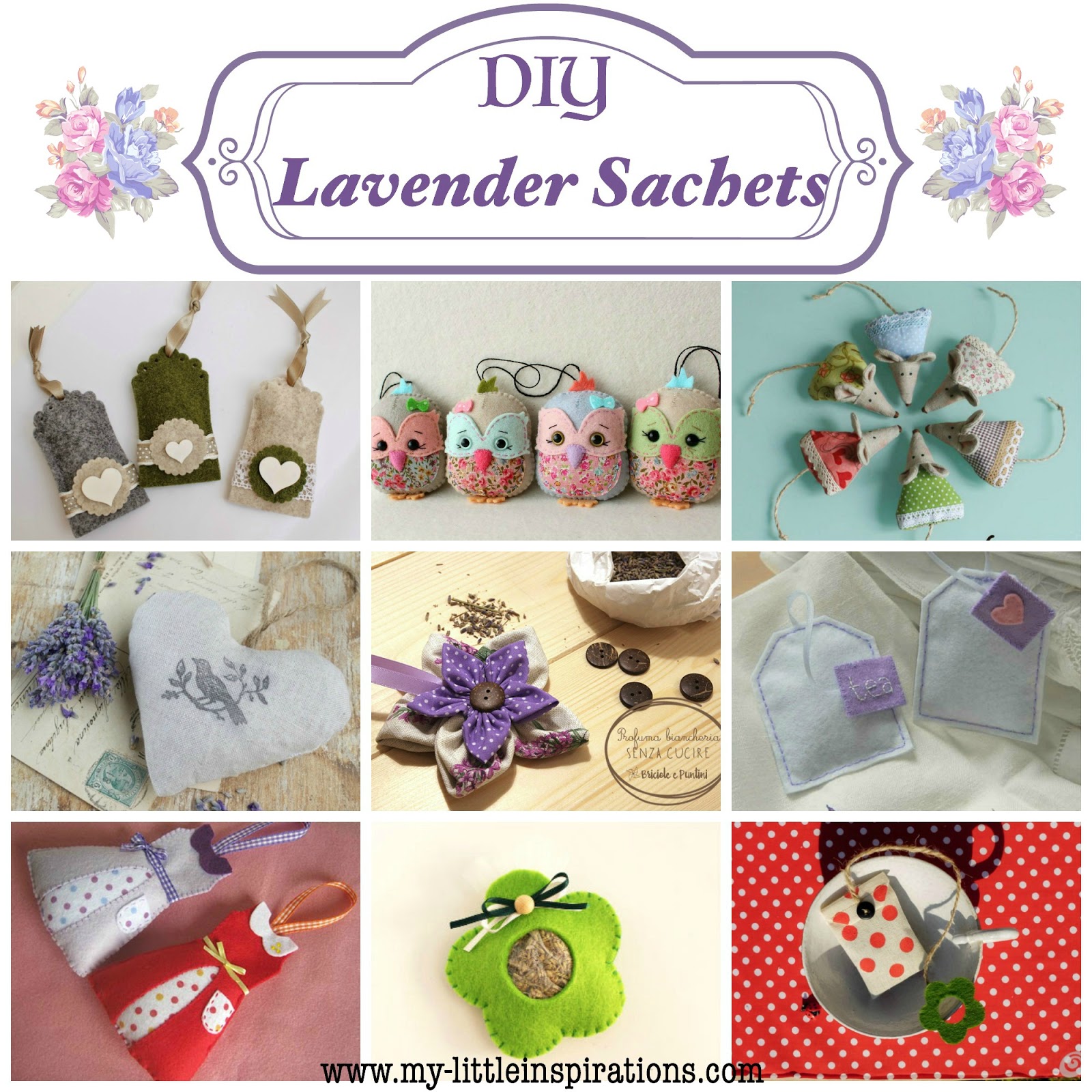 My Little Inspirations: *9 DIY Lavender Sachets Tutorials*